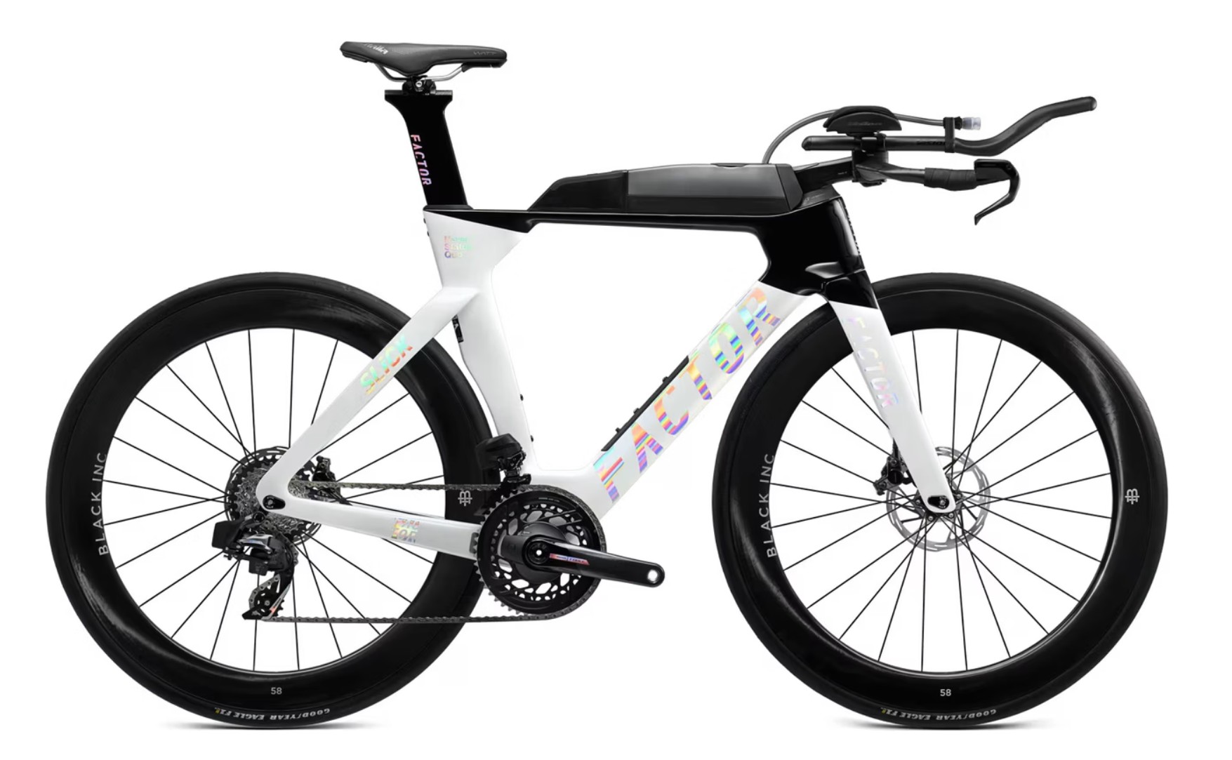FACTOR Factor SLiCK SRAM Force AXS D2 Shadow White Triathlon | bike-innovations - Mit ...